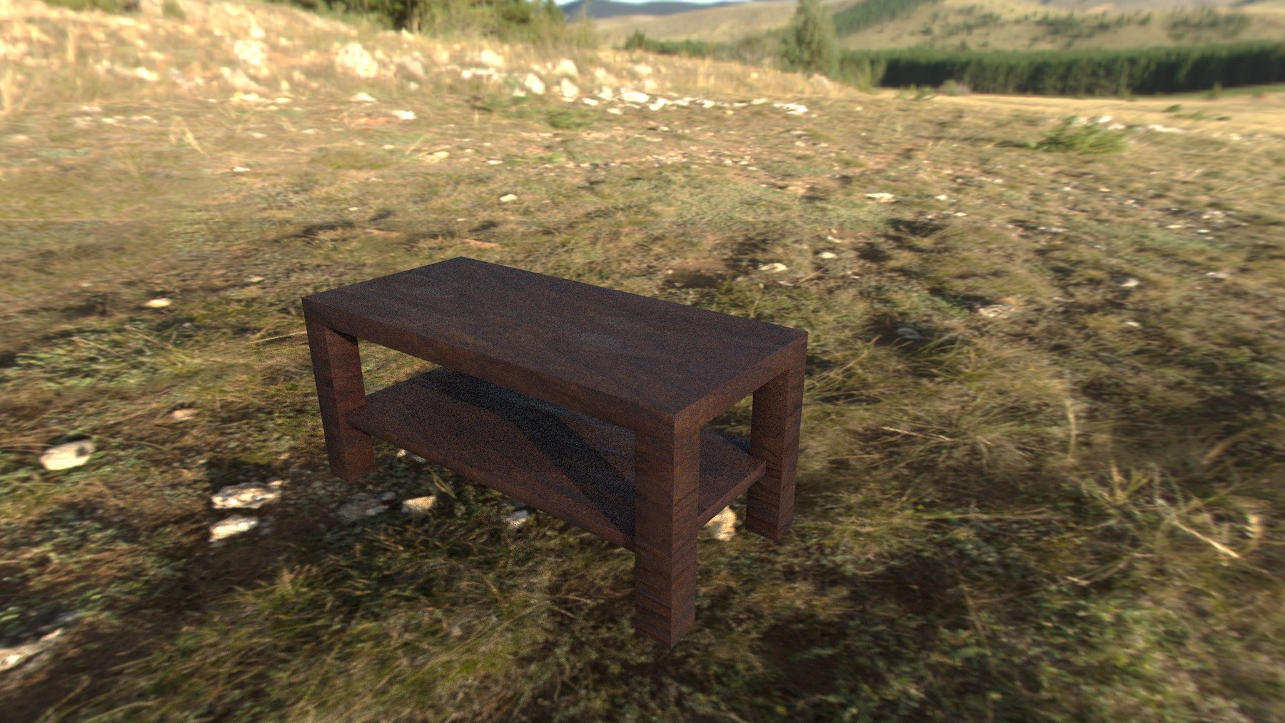 ArtStation - Low poly wooden table | Resources