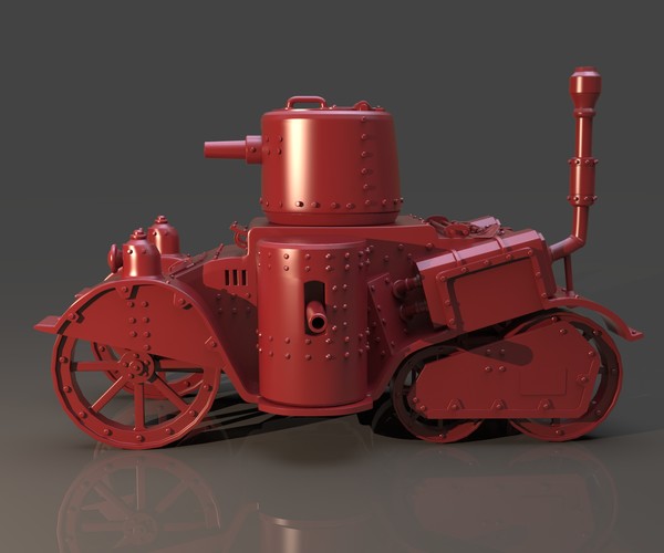 ArtStation - Steampunk Tank (High Poly Version) | Resources