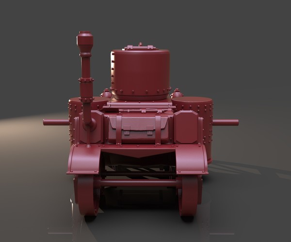 ArtStation - Steampunk Tank (High Poly Version) | Resources