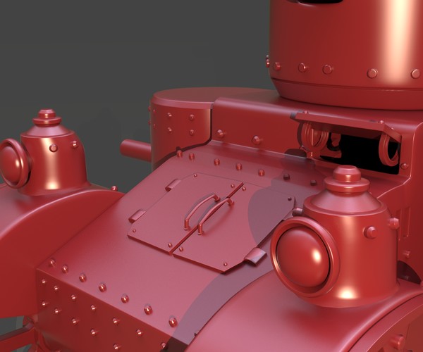 ArtStation - Steampunk Tank (High Poly Version) | Resources