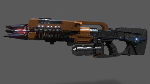 ArtStation - scifi gun | Resources