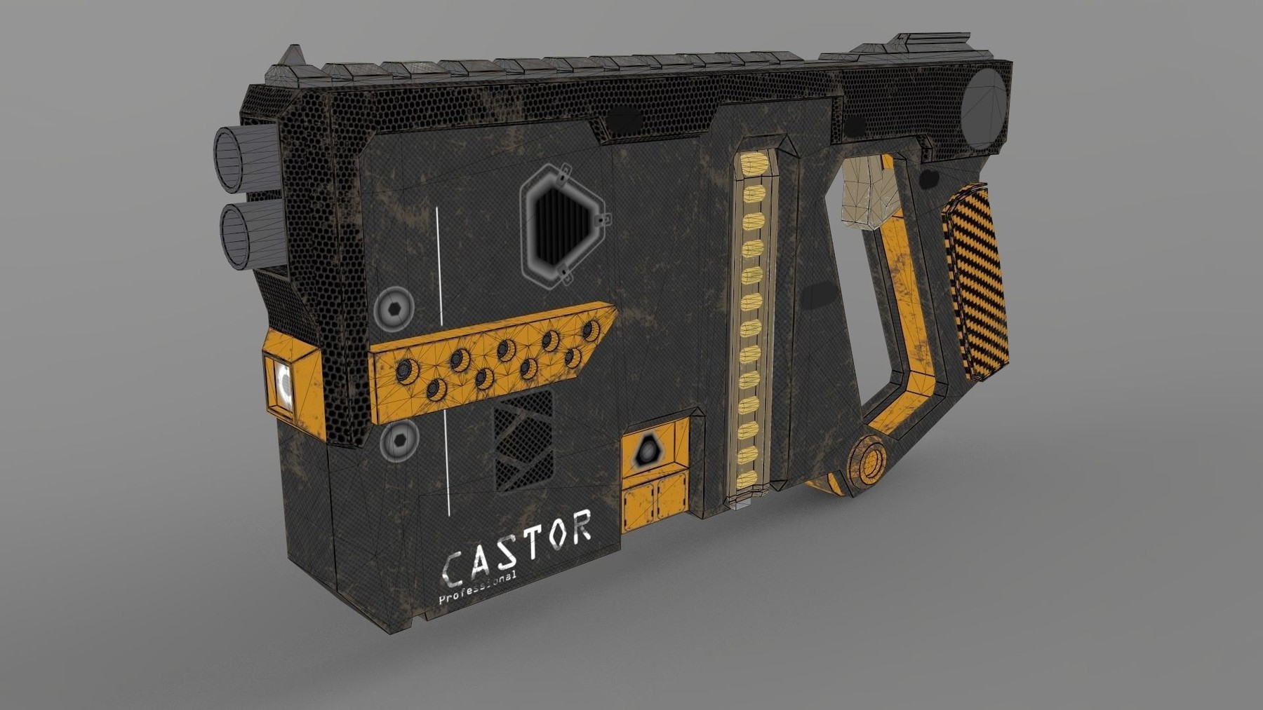 ArtStation - CASTOR Handgun | Game Assets