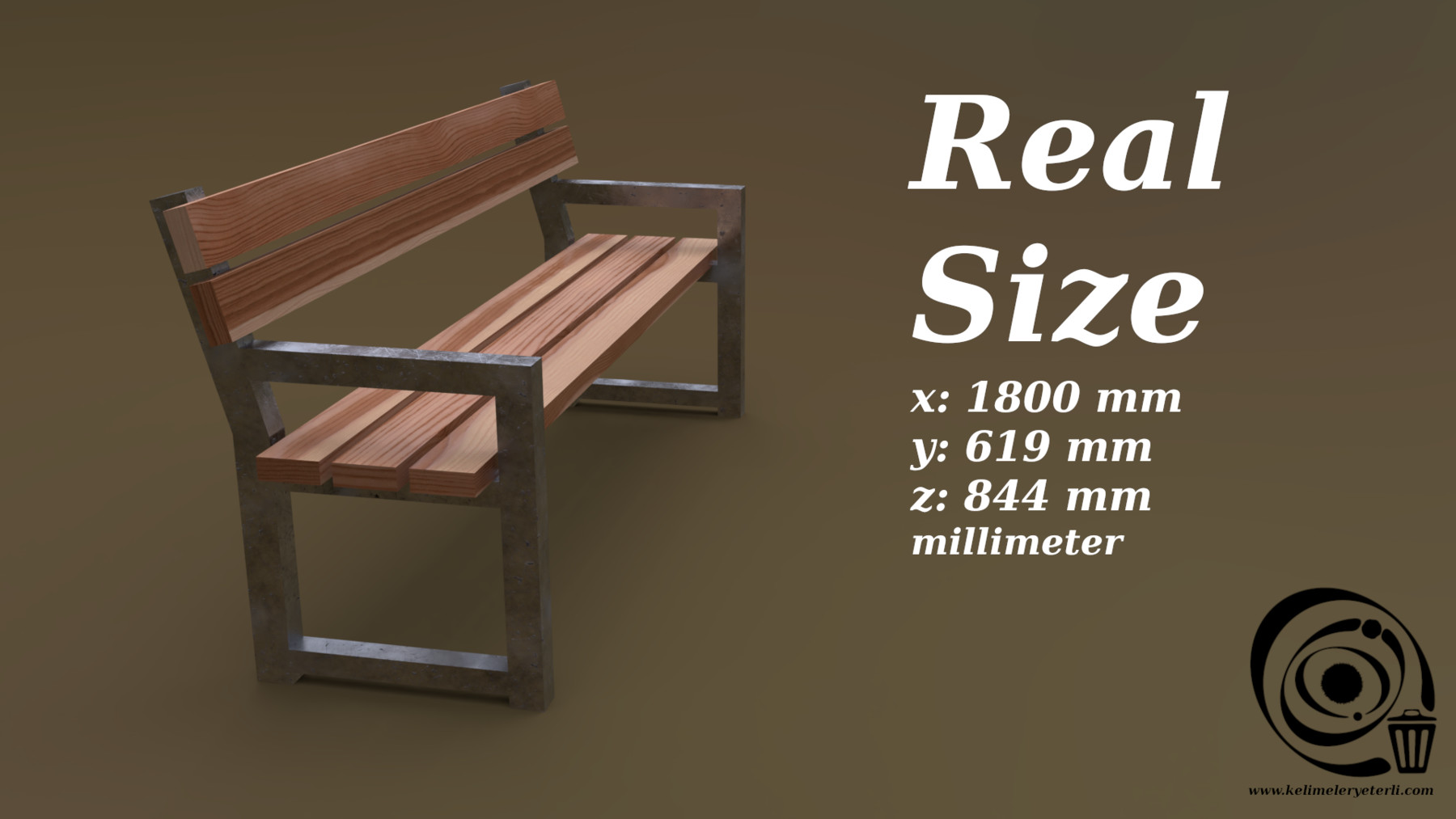 ArtStation - Bench 30 4in1 [4 Texture 1 Model] | Resources