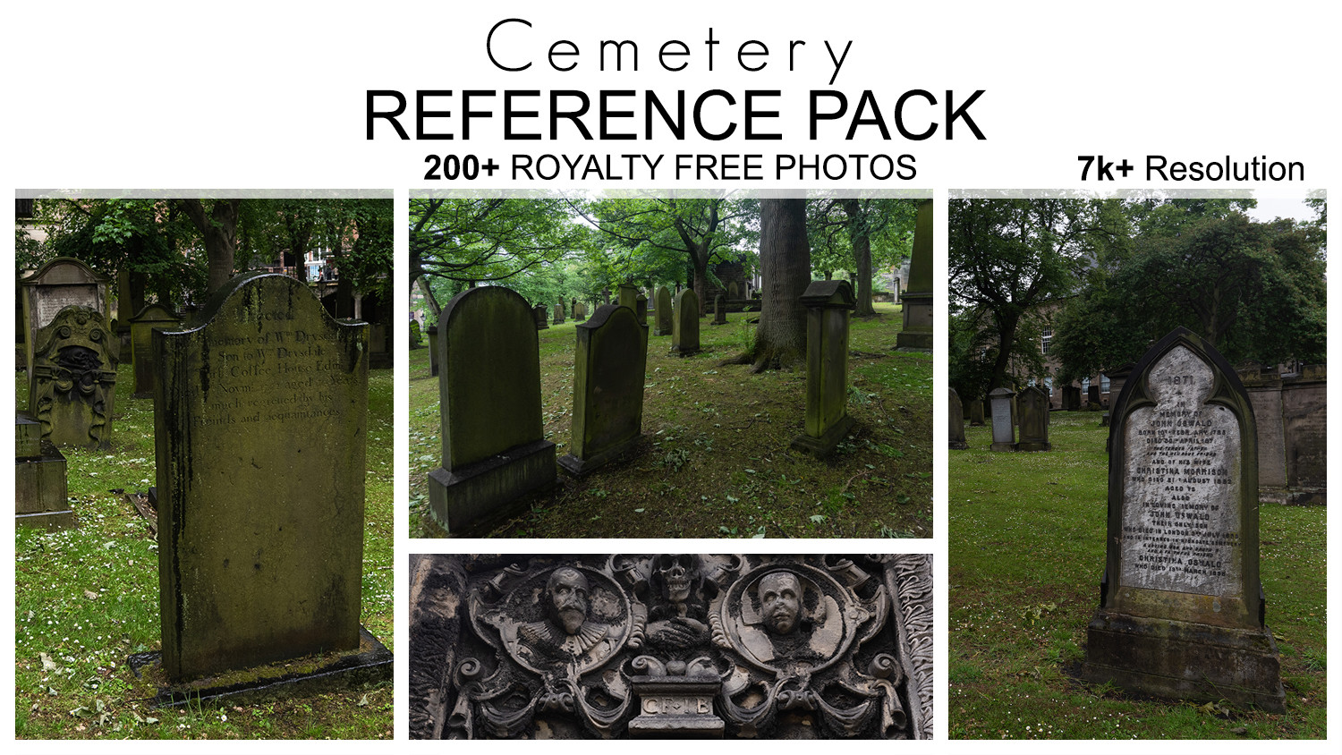 ArtStation - Reference Pack - Cemetery Reference Pack - 200+ Royalty ...