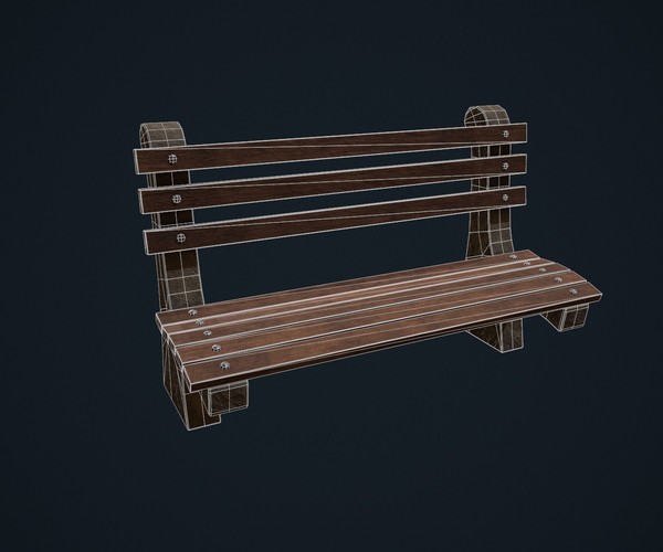 ArtStation - Park Bench | Game Assets