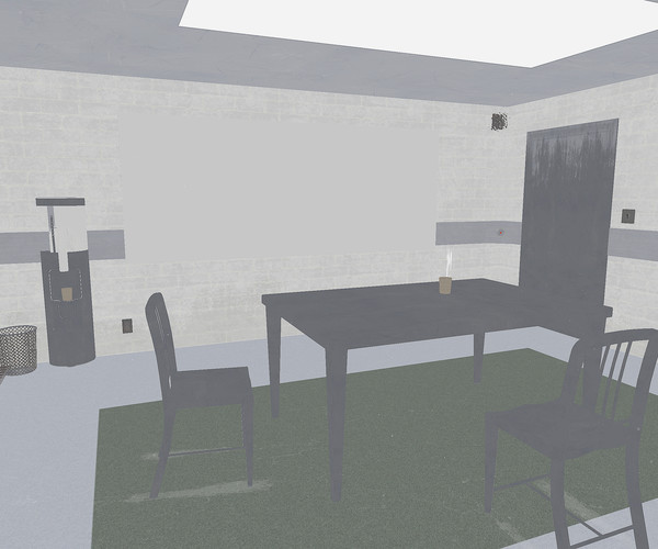 ArtStation - The Interrogation Scene | Game Assets