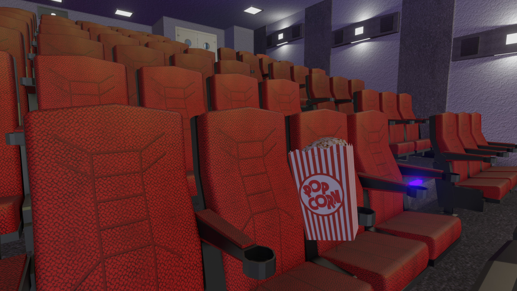 ArtStation - Cinema - Low Poly - VR | Game Assets