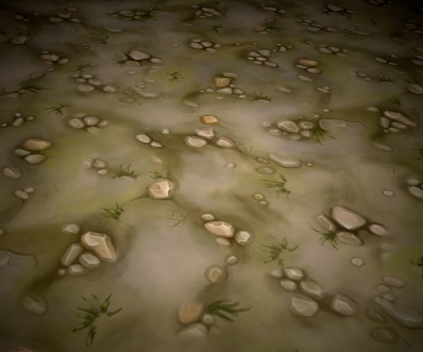 ArtStation - Stylized Dirt Vol.19 - Hand Painted Texture Pack | Game Assets