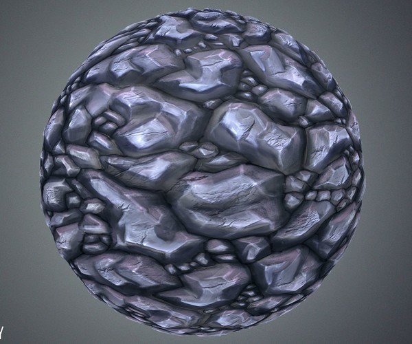 ArtStation - Stylized Rocks Vol.25 - Hand Painted Texture Pack | Game ...