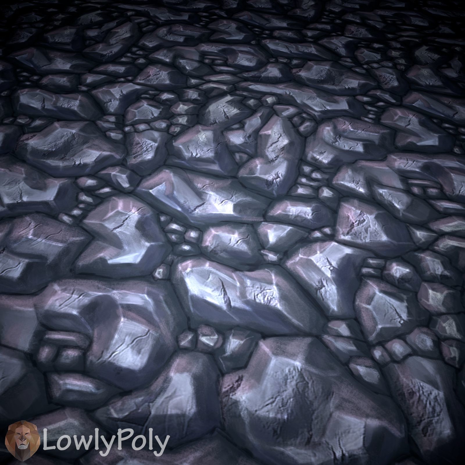 ArtStation - Stylized Rocks Vol.25 - Hand Painted Texture Pack | Game ...