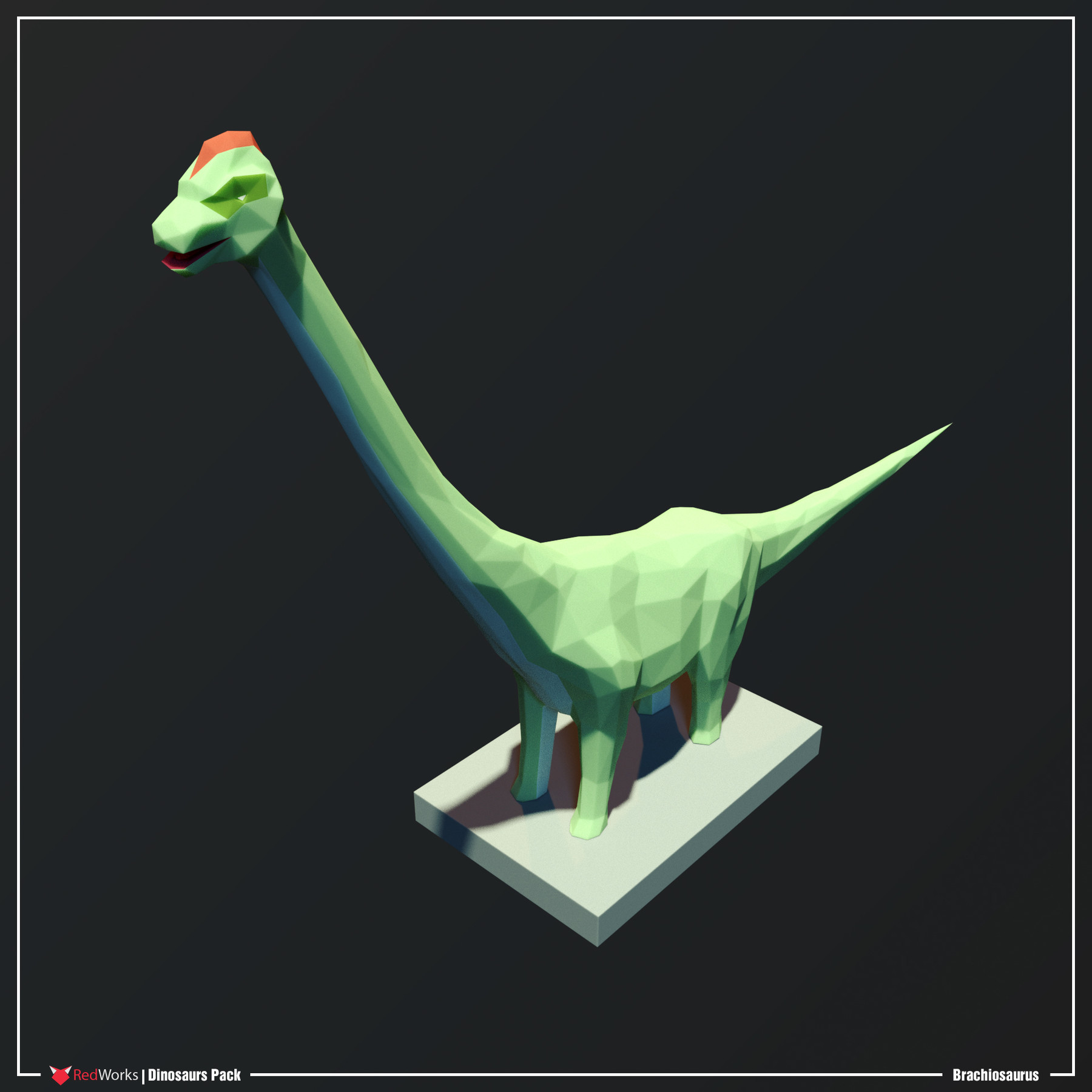 ArtStation - Low Poly Dinosaurs Pack | Resources