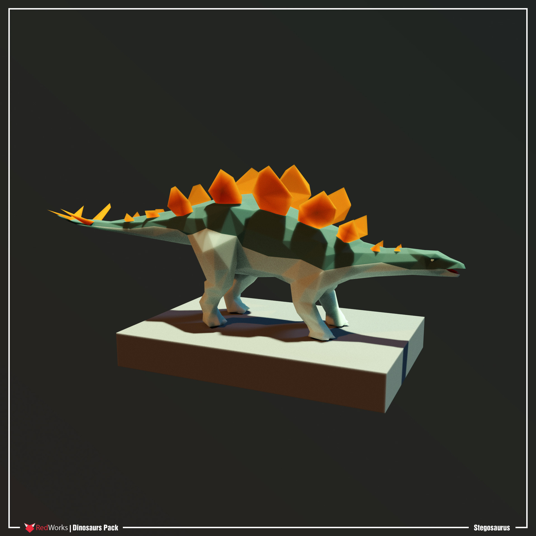 ArtStation - Low Poly Dinosaurs Pack | Resources