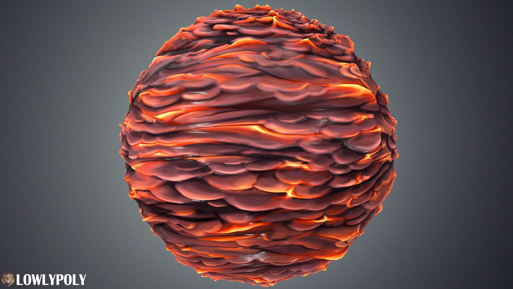 ArtStation - Stylized Lava Vol.28 - Hand Painted Texture | Game Assets