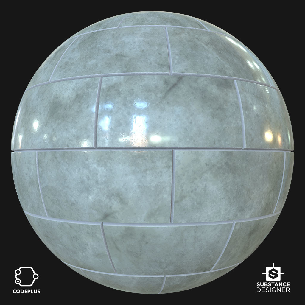 ArtStation - Marble tiles - Substance Designer | Resources