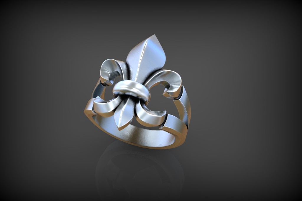 ArtStation - Ring Lily 3D print model | Resources