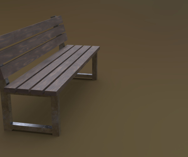 ArtStation - Bench 35 4in1 [4 PBR Texture 1 Model] | Resources
