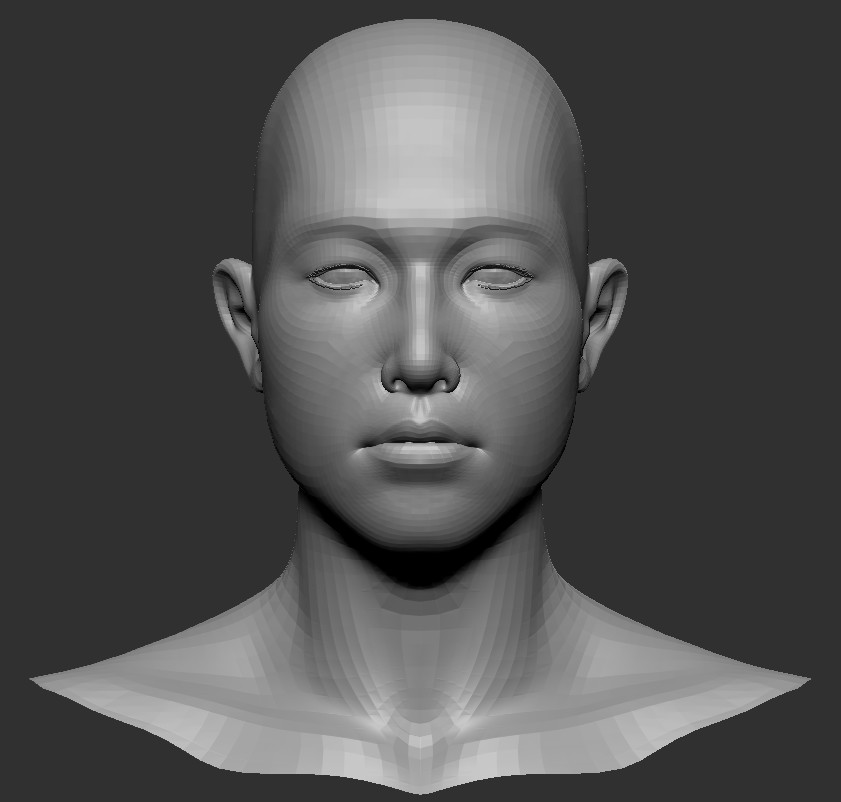 ArtStation - Man Head Base mesh 3D model 3D model | Resources