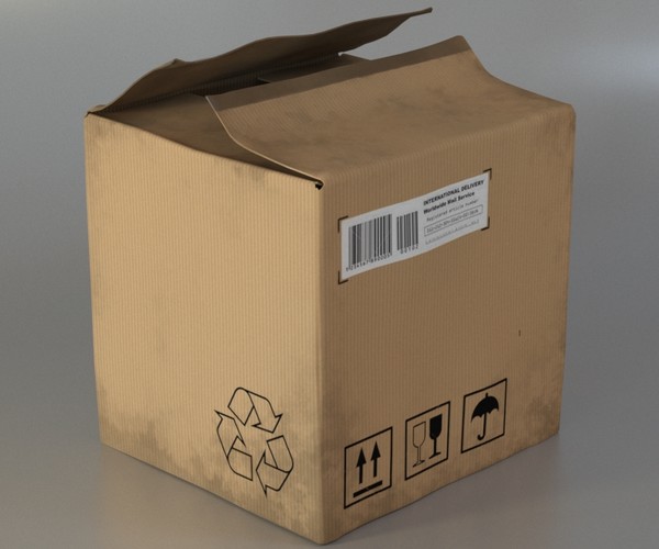ArtStation - Cardboard box | Resources