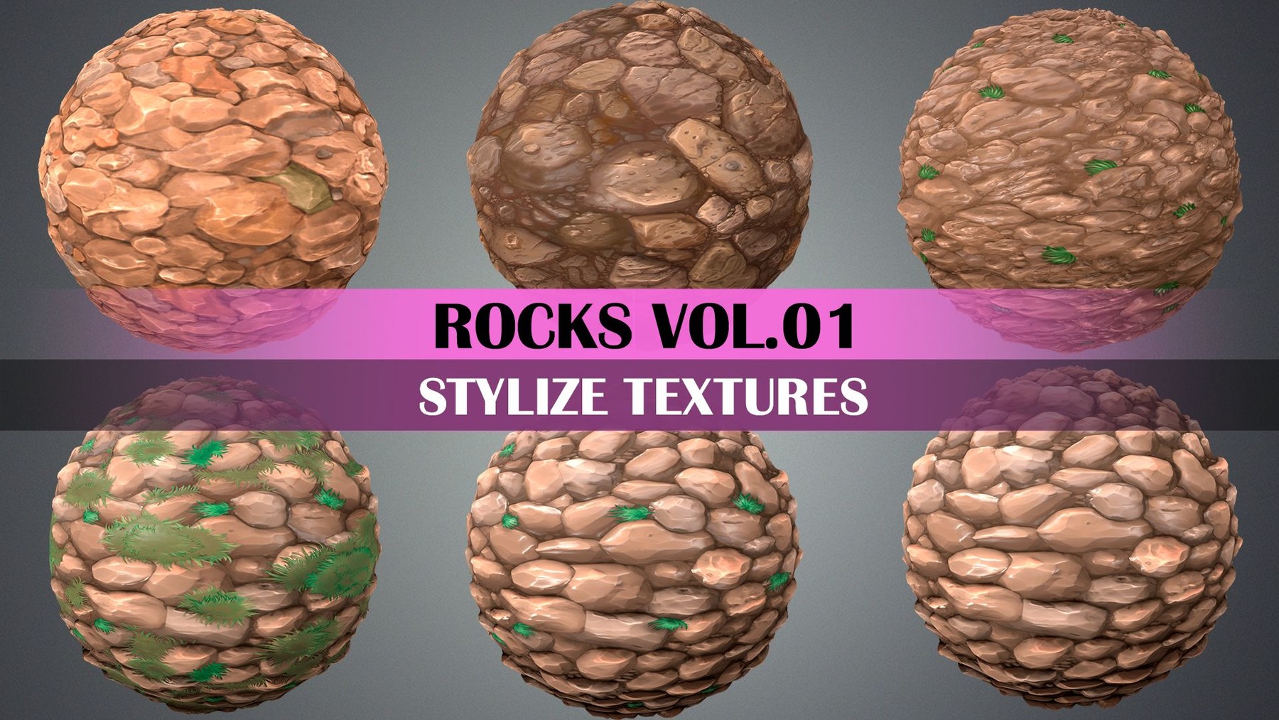 ArtStation - Stylized Texture Pack - VOL 1 | Game Assets
