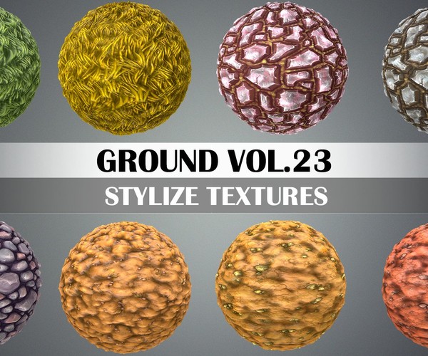 ArtStation - Stylized Texture Pack - VOL 3 | Game Assets