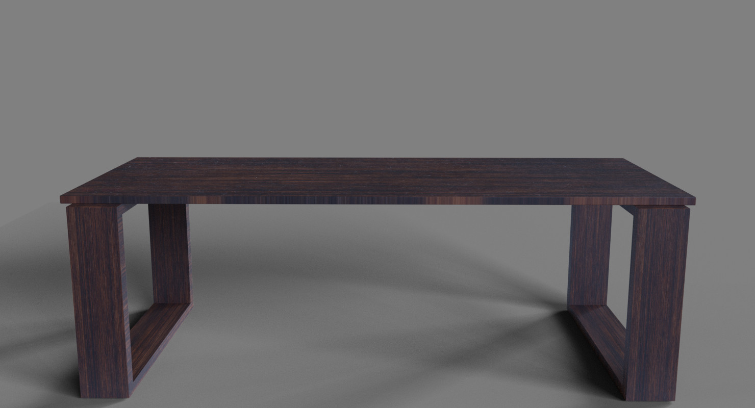 ArtStation - Wenge Hardwood Table | Resources