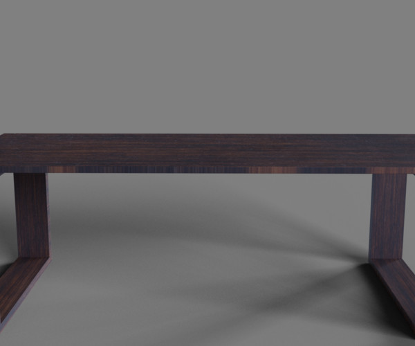 ArtStation - Wenge Hardwood Table | Resources