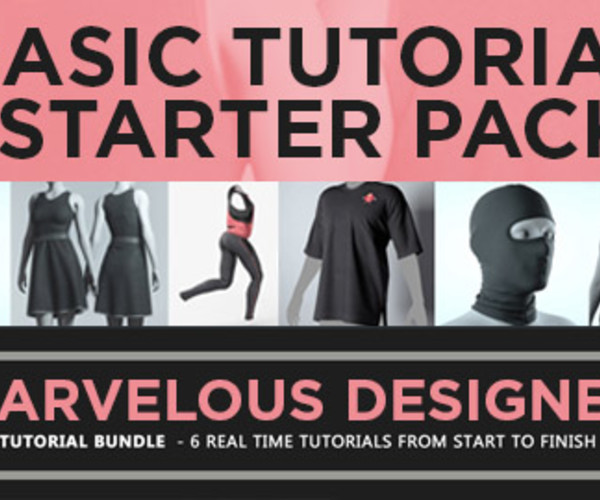ArtStation - Marvelous Designer - Tutorial STARTER PACK | Tutorials