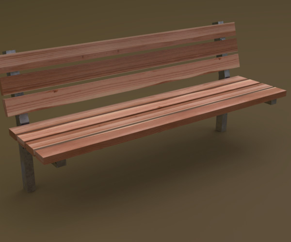 ArtStation - Bench 40 4in1 [4 PBR Texture 1 Model] | Resources