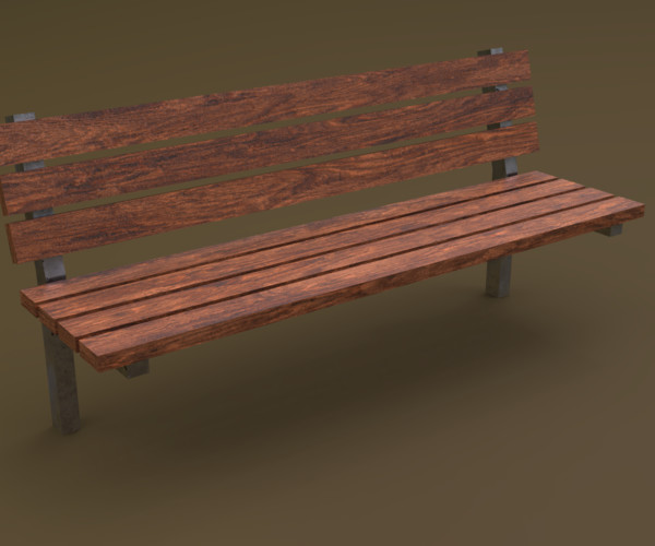 ArtStation - Bench 40 4in1 [4 PBR Texture 1 Model] | Resources
