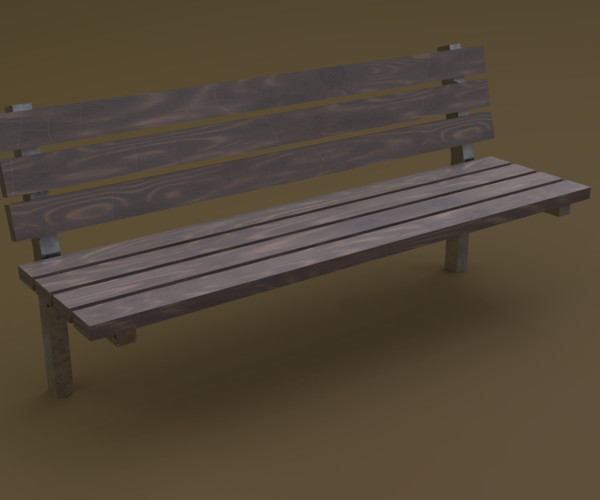 ArtStation - Bench 40 4in1 [4 PBR Texture 1 Model] | Resources