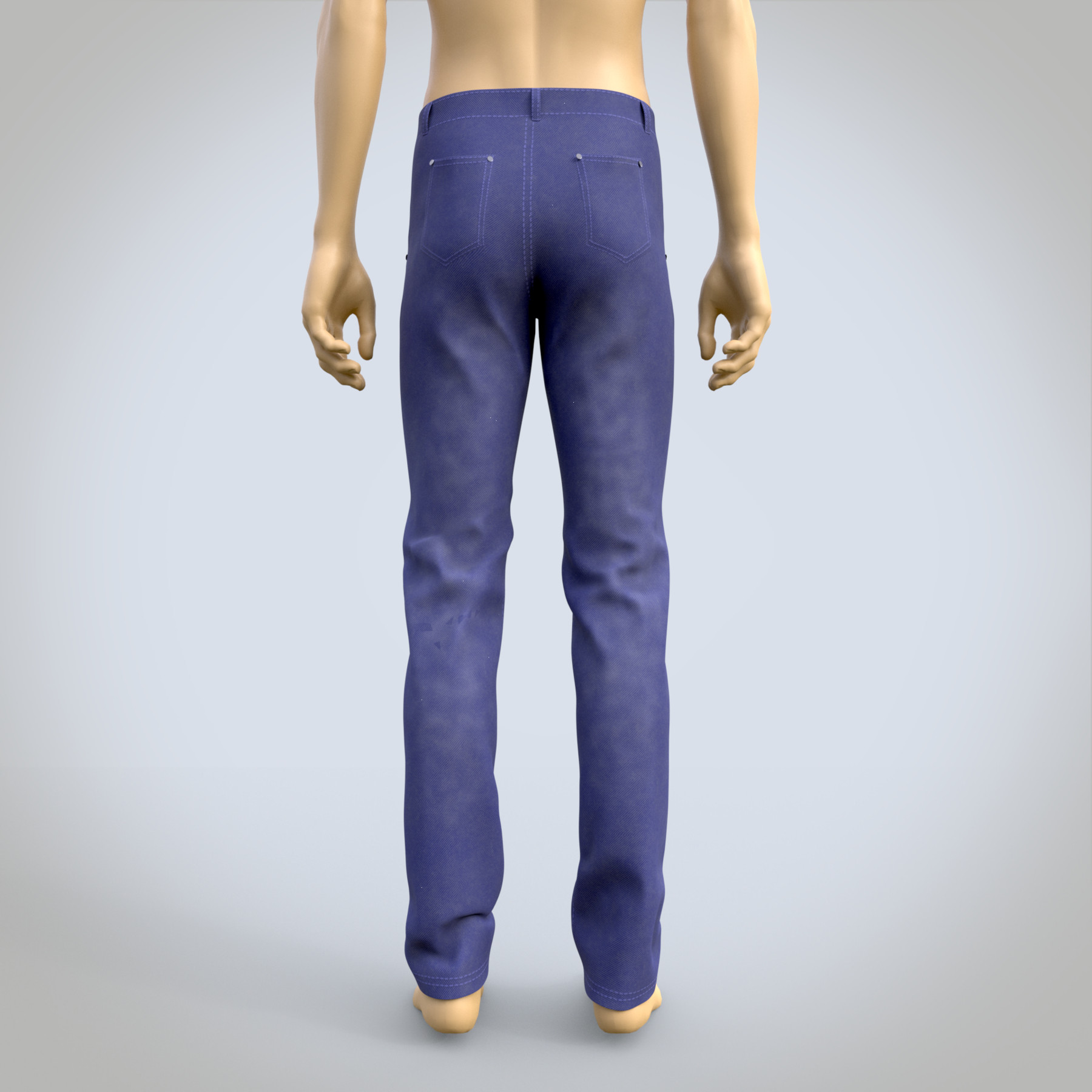 ArtStation - 3D male jeans denim pants | Resources