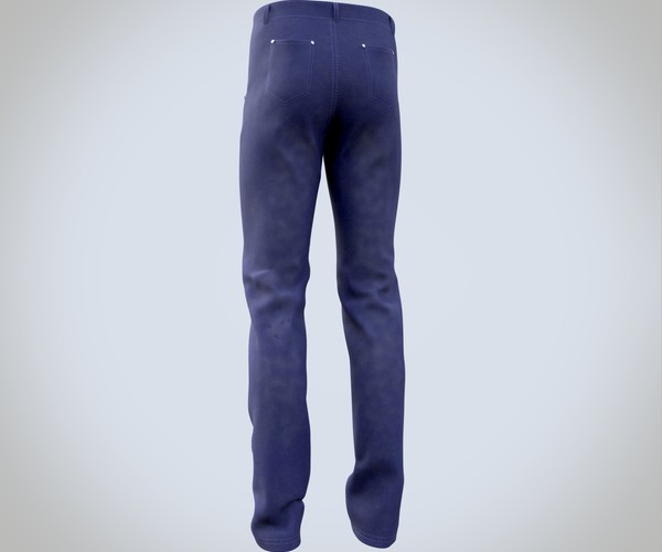 ArtStation - 3D male jeans denim pants | Resources