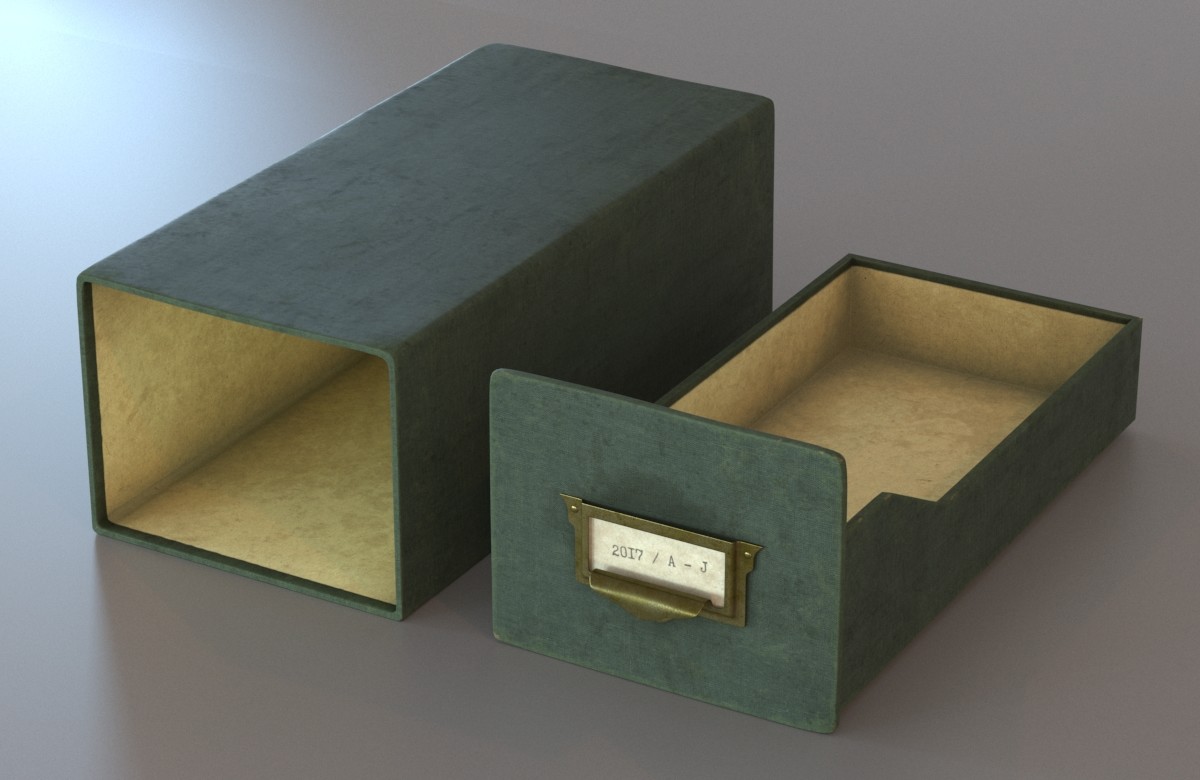 ArtStation - Old Archive Box | Resources