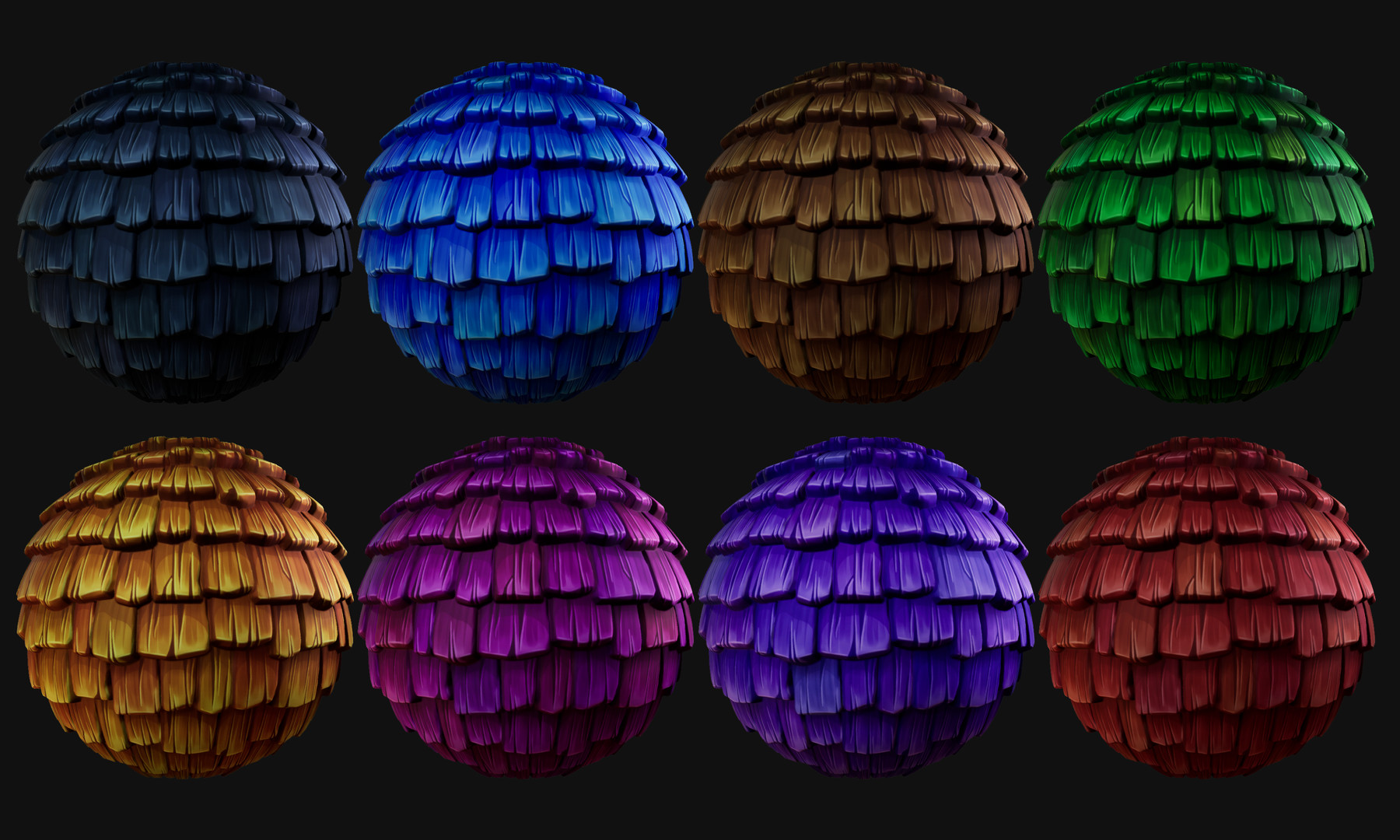 ArtStation - Hand Painted Stylized Tile Material - Disorganised | Game ...