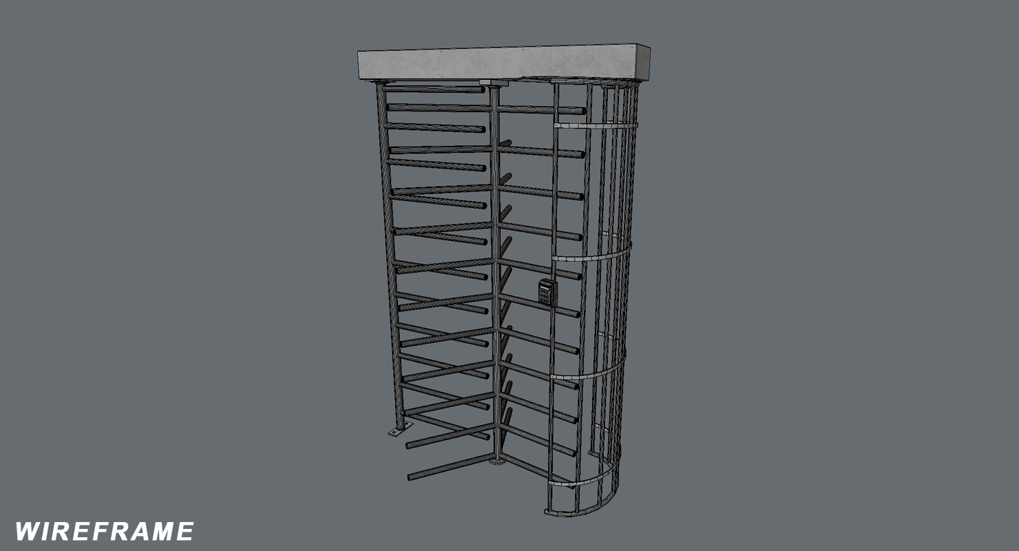 ArtStation - Inteligent Security Gates Pack | Game Assets