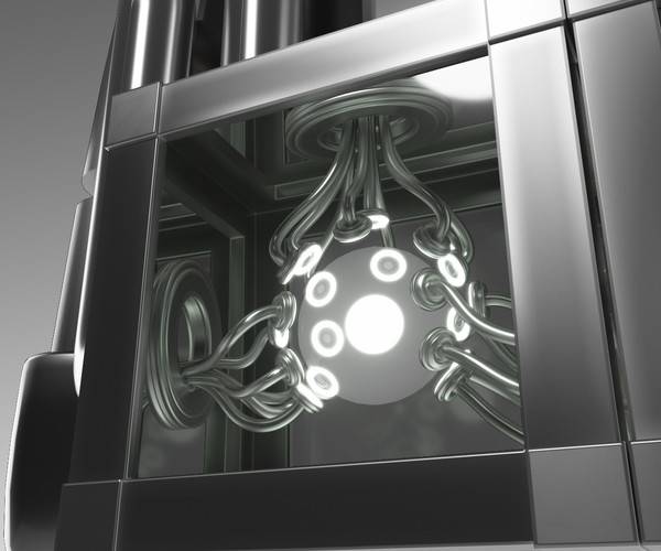 ArtStation - Capsule Space Ship and Power Core 3D model | Resources