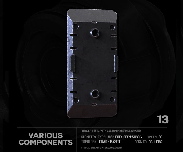 ArtStation - +20 Various Components SUBD | Resources