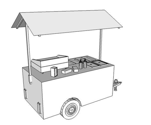 ArtStation - Food Cart | Game Assets