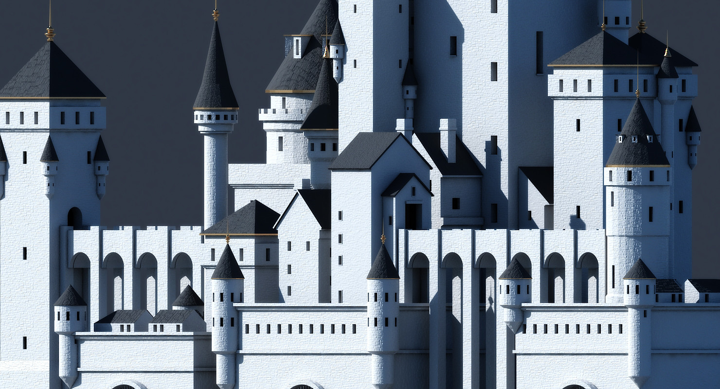 ArtStation - Fantasy Castle 001 | Resources