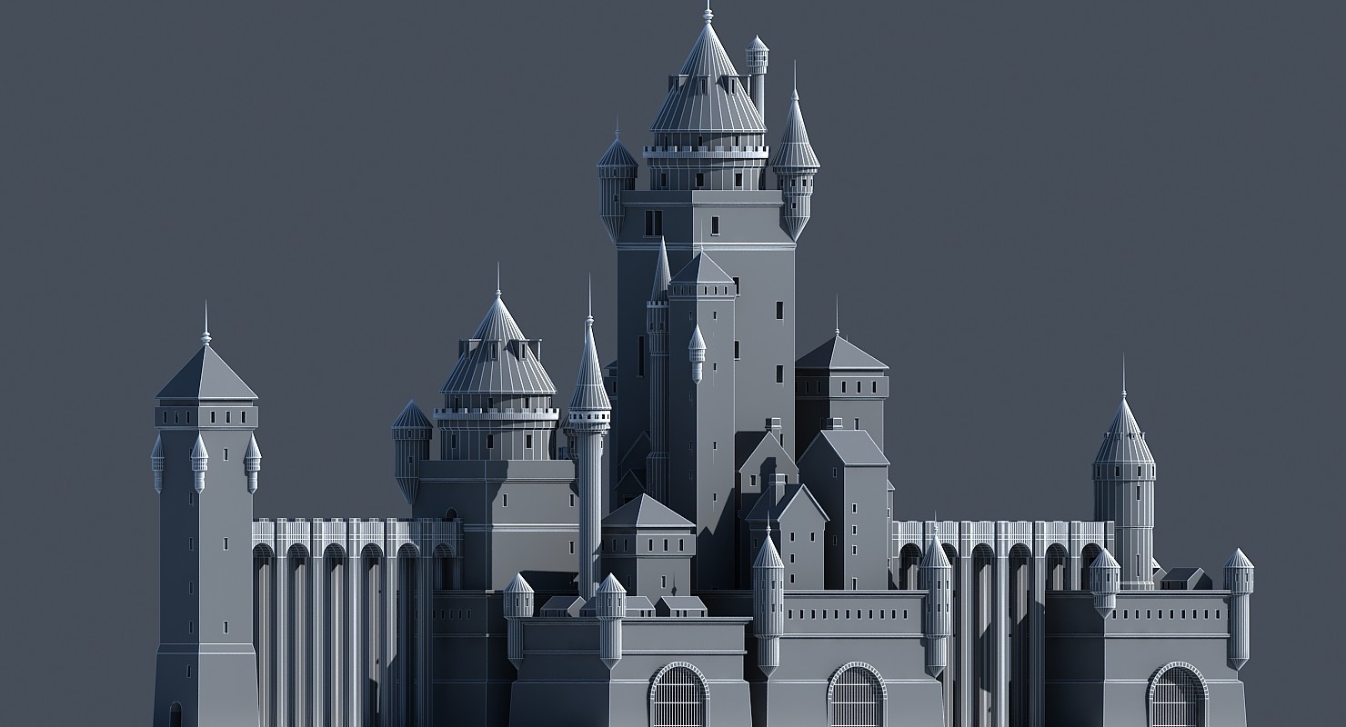 ArtStation - Fantasy Castle 001 | Resources
