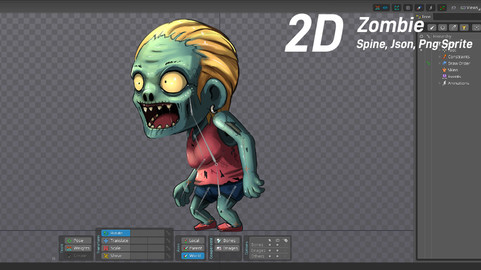 ArtStation - 2D Chibi Zombie Businessman | Game Assets