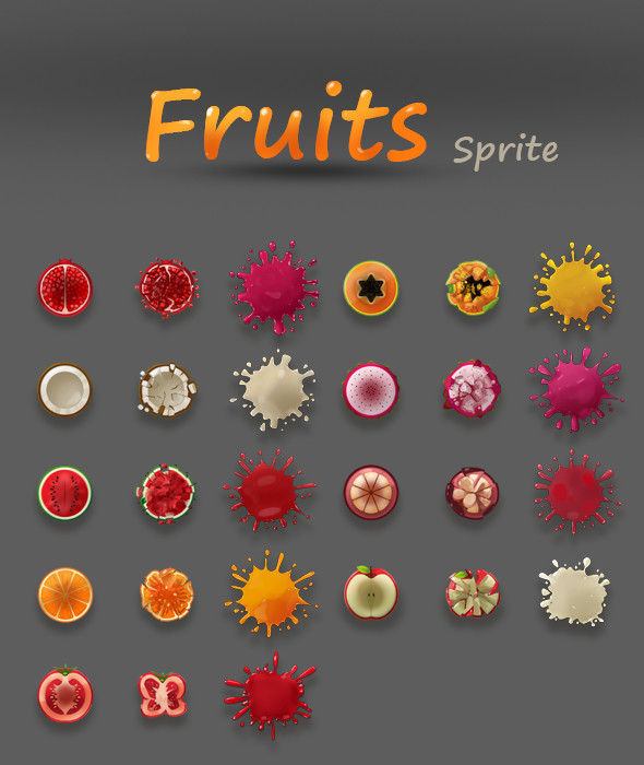 ArtStation - Fruit Sprites | Game Assets