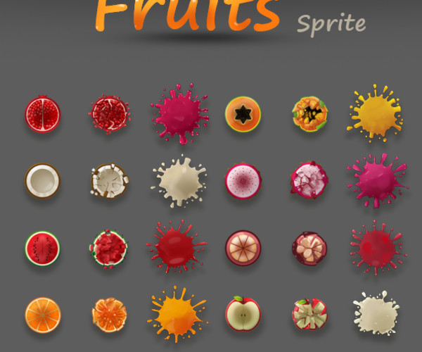 ArtStation - Fruit Sprites | Game Assets