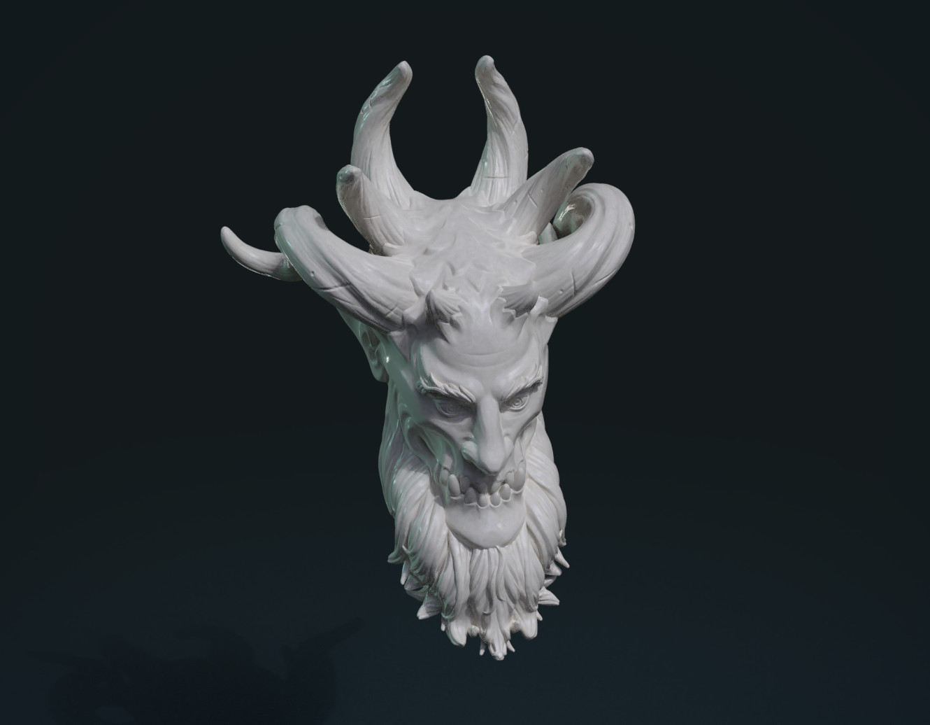 ArtStation - Demon Head | Resources