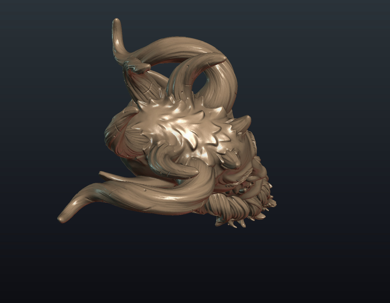 ArtStation - Demon Head | Resources