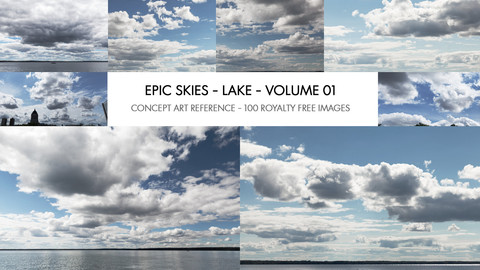 ArtStation - EPIC SKIES - LAKE - VOLUME 01 | Resources