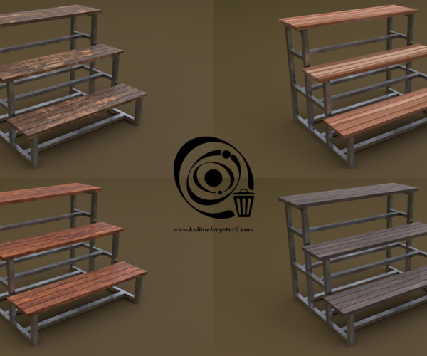 ArtStation - Tribune Set 8 2M4T R | Resources