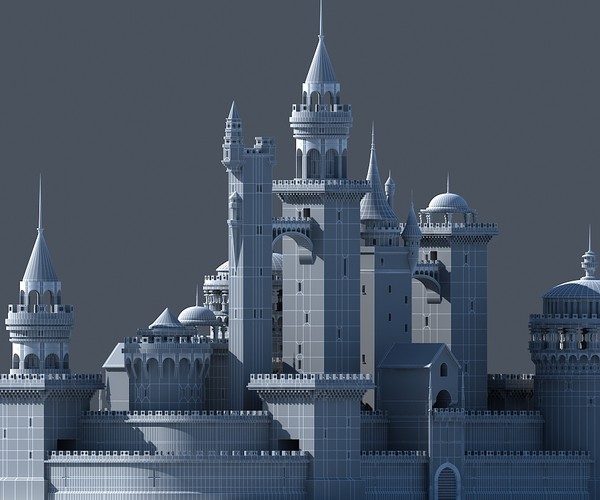 ArtStation - Fantasy Castle 03 | Resources