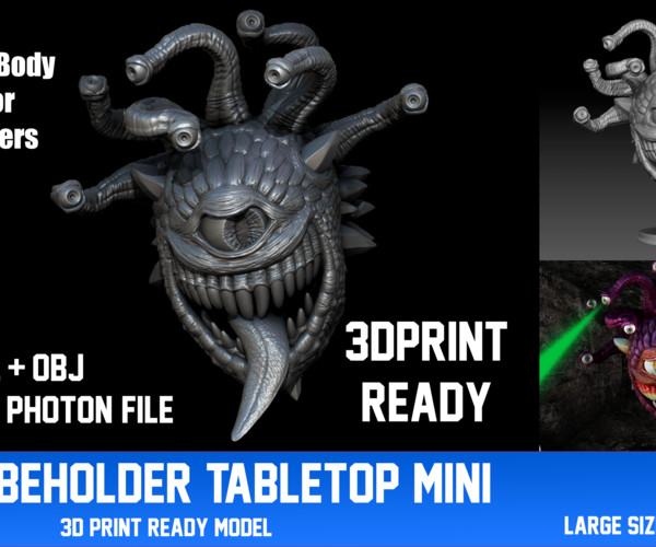 ArtStation - Beholder - RPG Mini | Resources