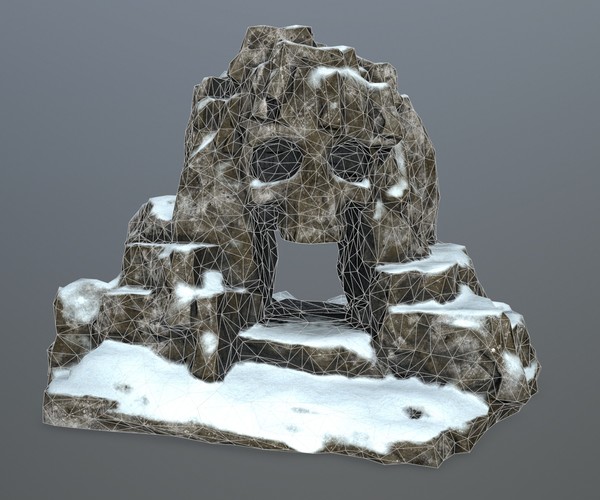 ArtStation - snow skull cave | Resources